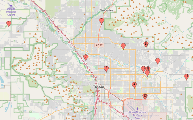 Southern Arizona Aquatic Association - SAAA Team Links